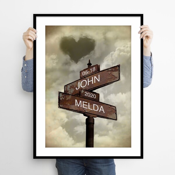 Wedding Street Sign - Etsy