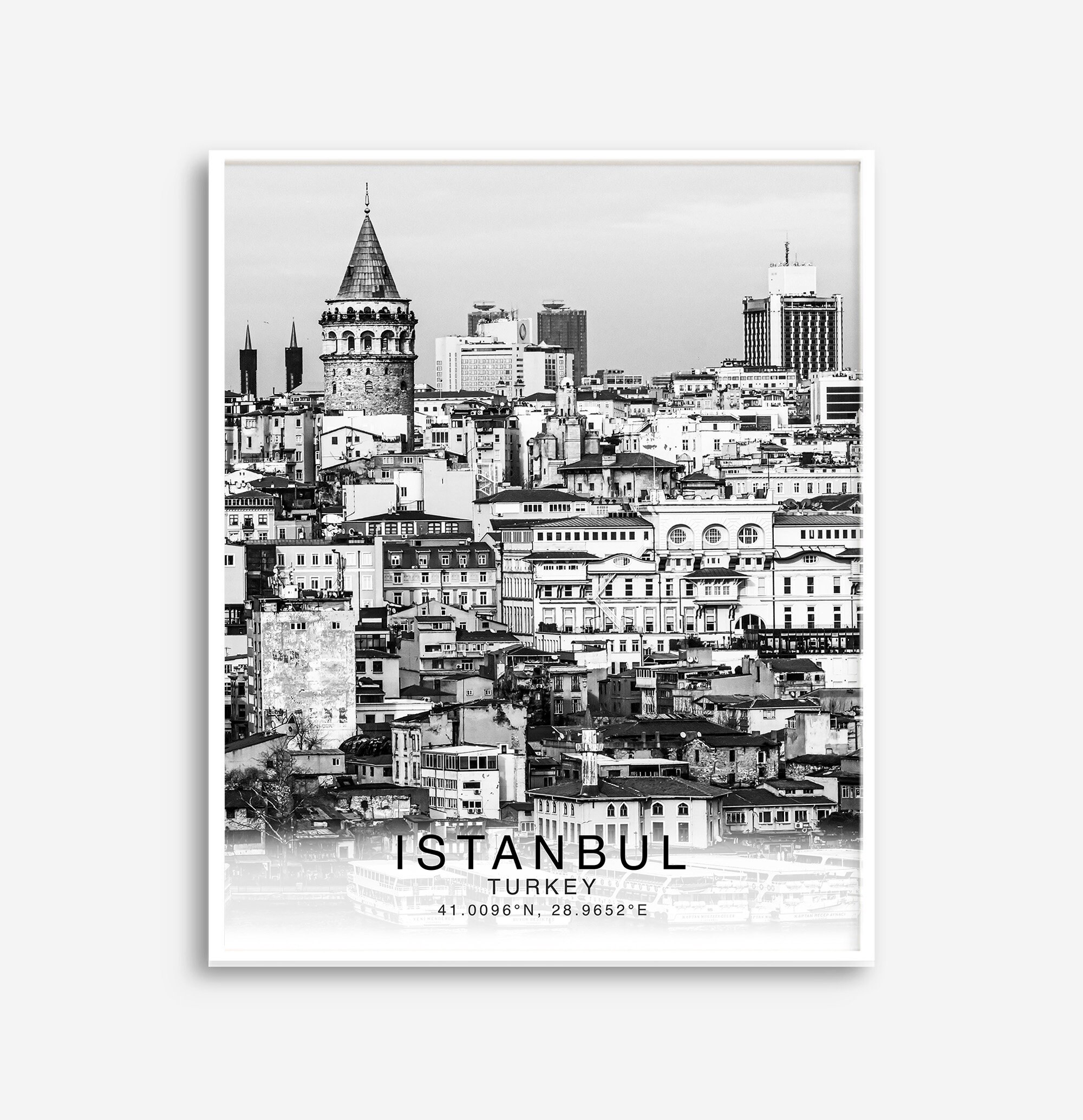 Istanbul Travel Poster Turkey Poster Art Print Turkey | Etsy