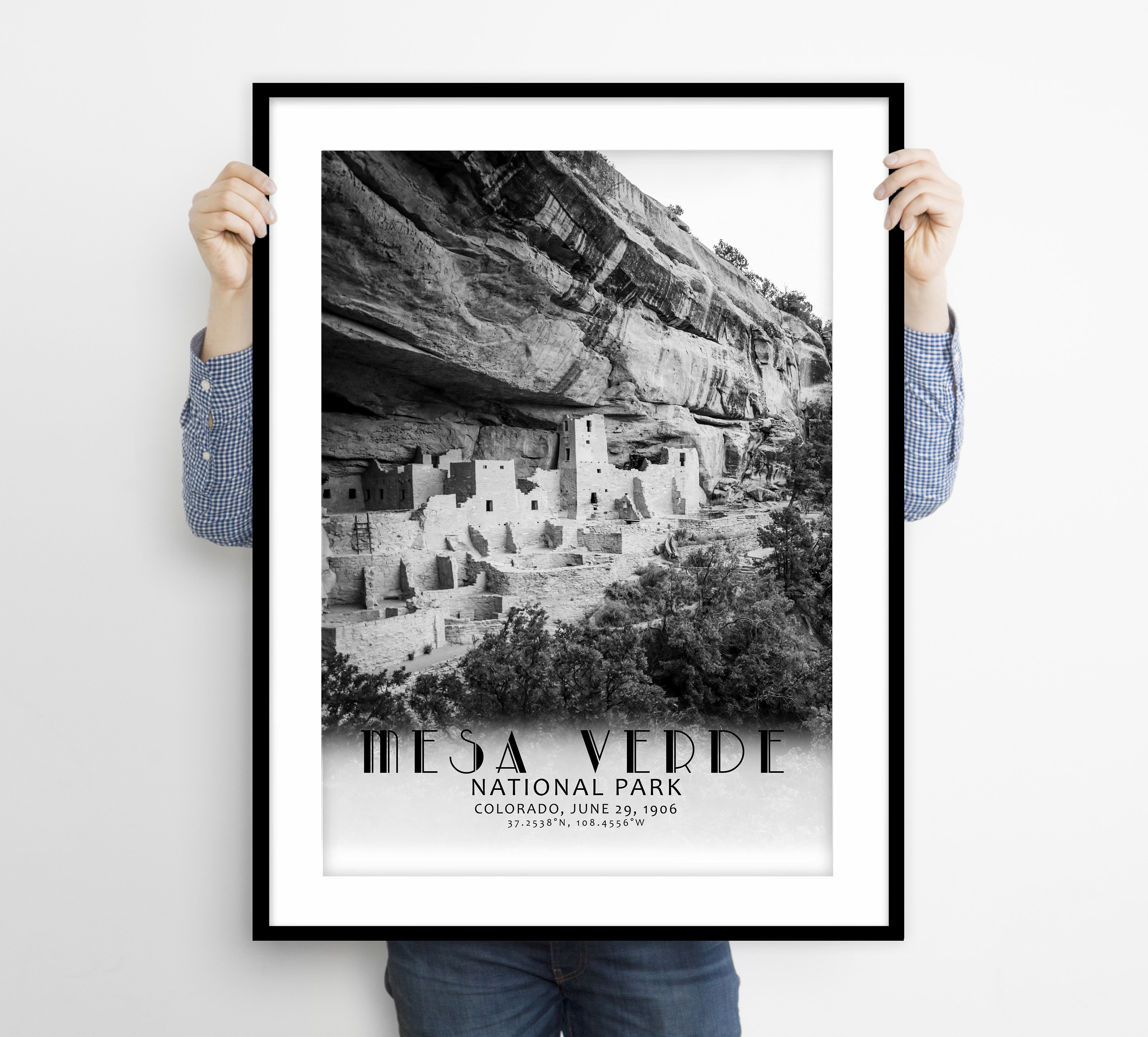 Mesa Verde National Park Travel Poster Mesa Verde National - Etsy