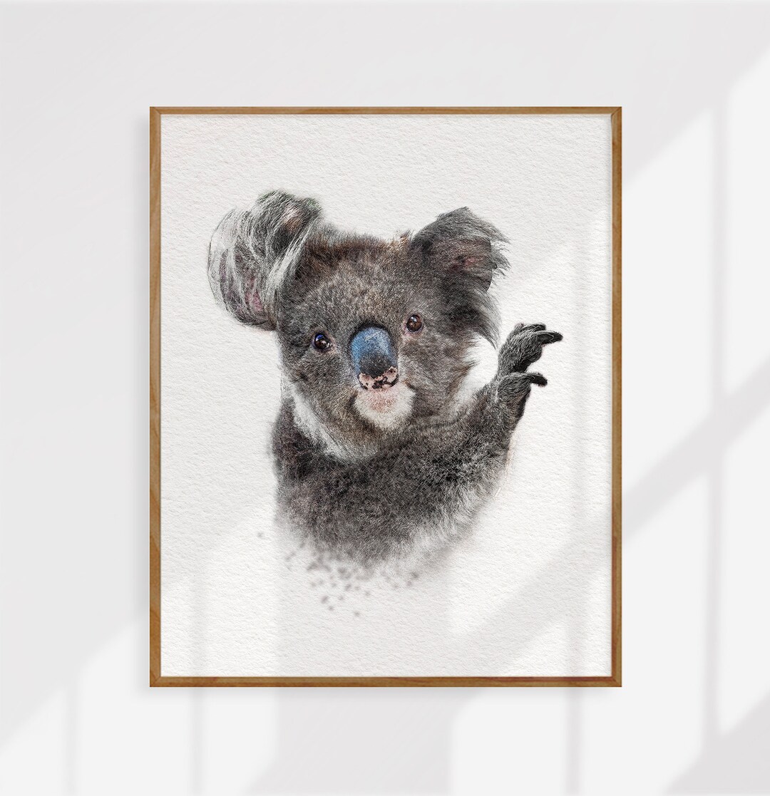 Koala Print Digital Download - Etsy