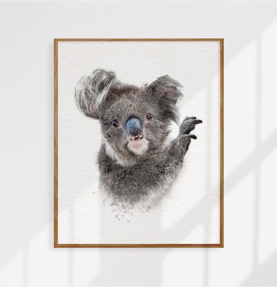 Koala Print Digital Download | Etsy