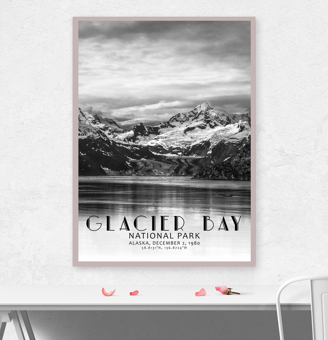 Glacier Bay National Park Travel Print Poster Photo Glacier - Etsy