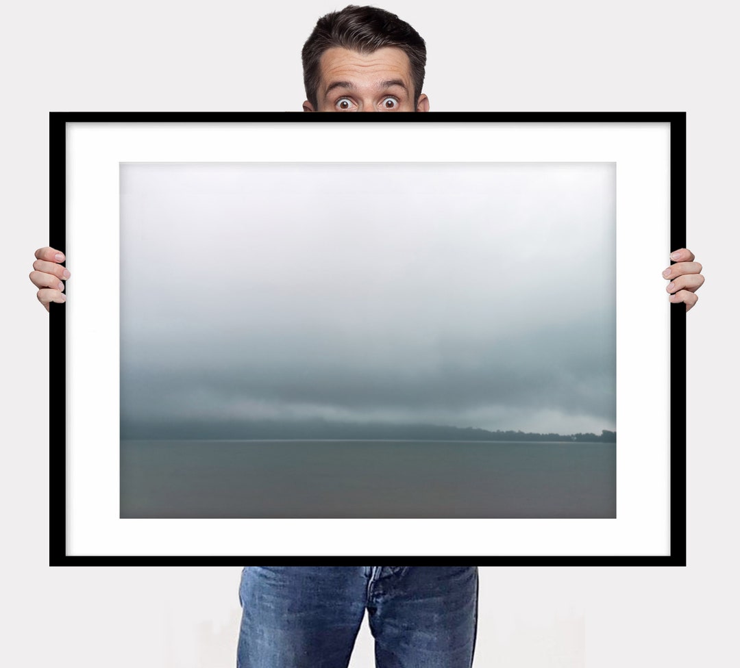 Ocean Waves Fog Print, Fog Wall Prints, Beach Fog Print, Fog Art, Fog ...