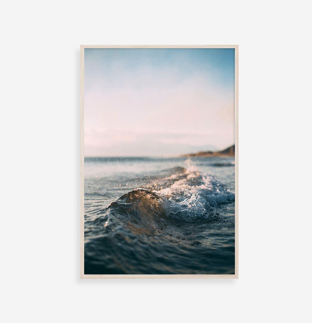 Ocean Water Waves, Ocean Waves Print, Ocean Water Photo, Waves Print ...
