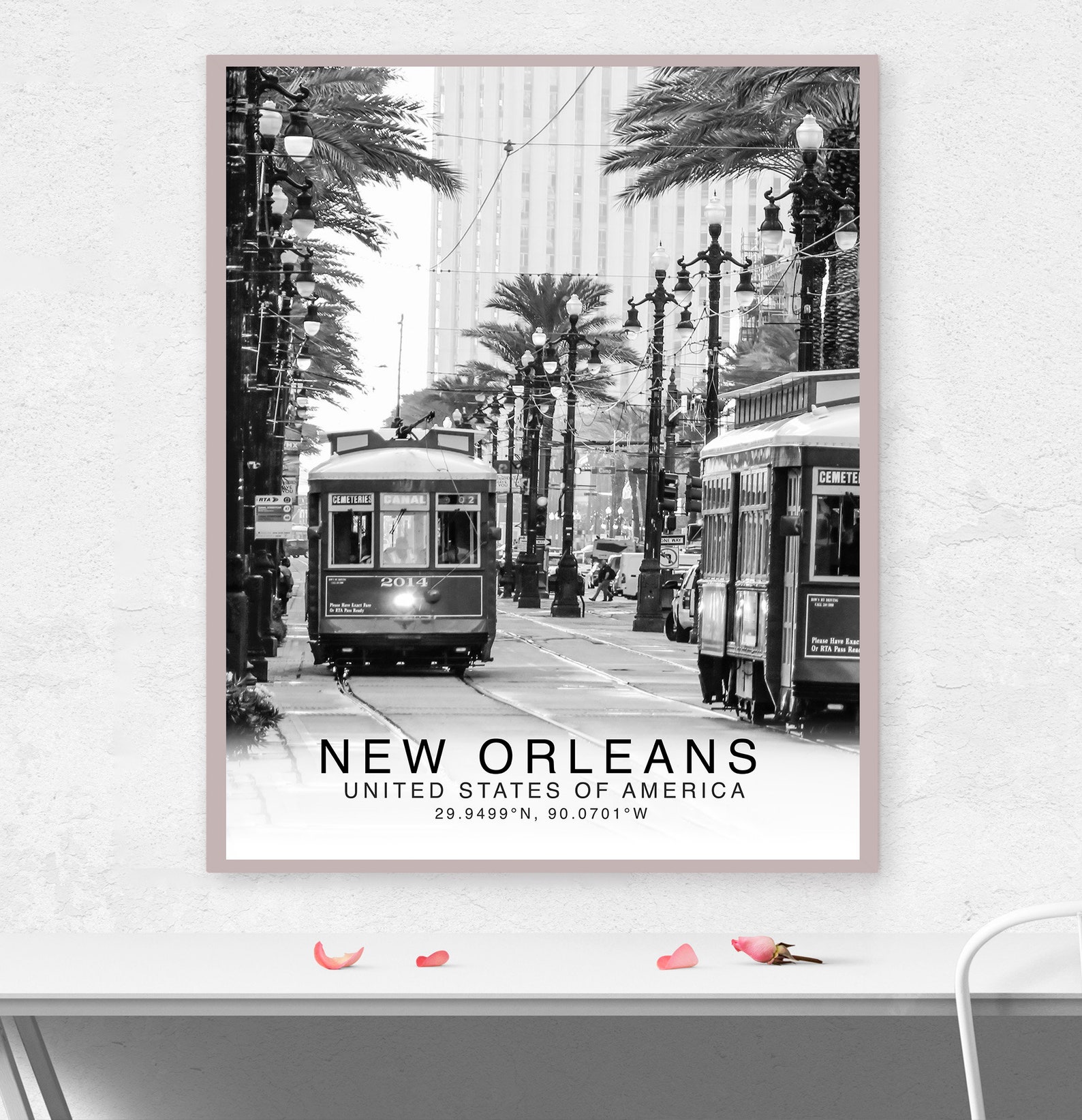 New Orleans Travel Poster New Orleans Print Wall Art Decor - Etsy