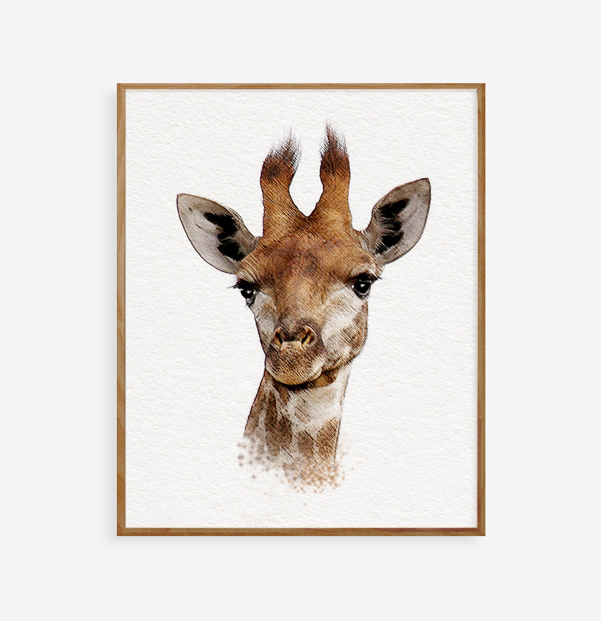 Baby Giraffe Print Safari Animal Decor Giraffe Print Baby | Etsy