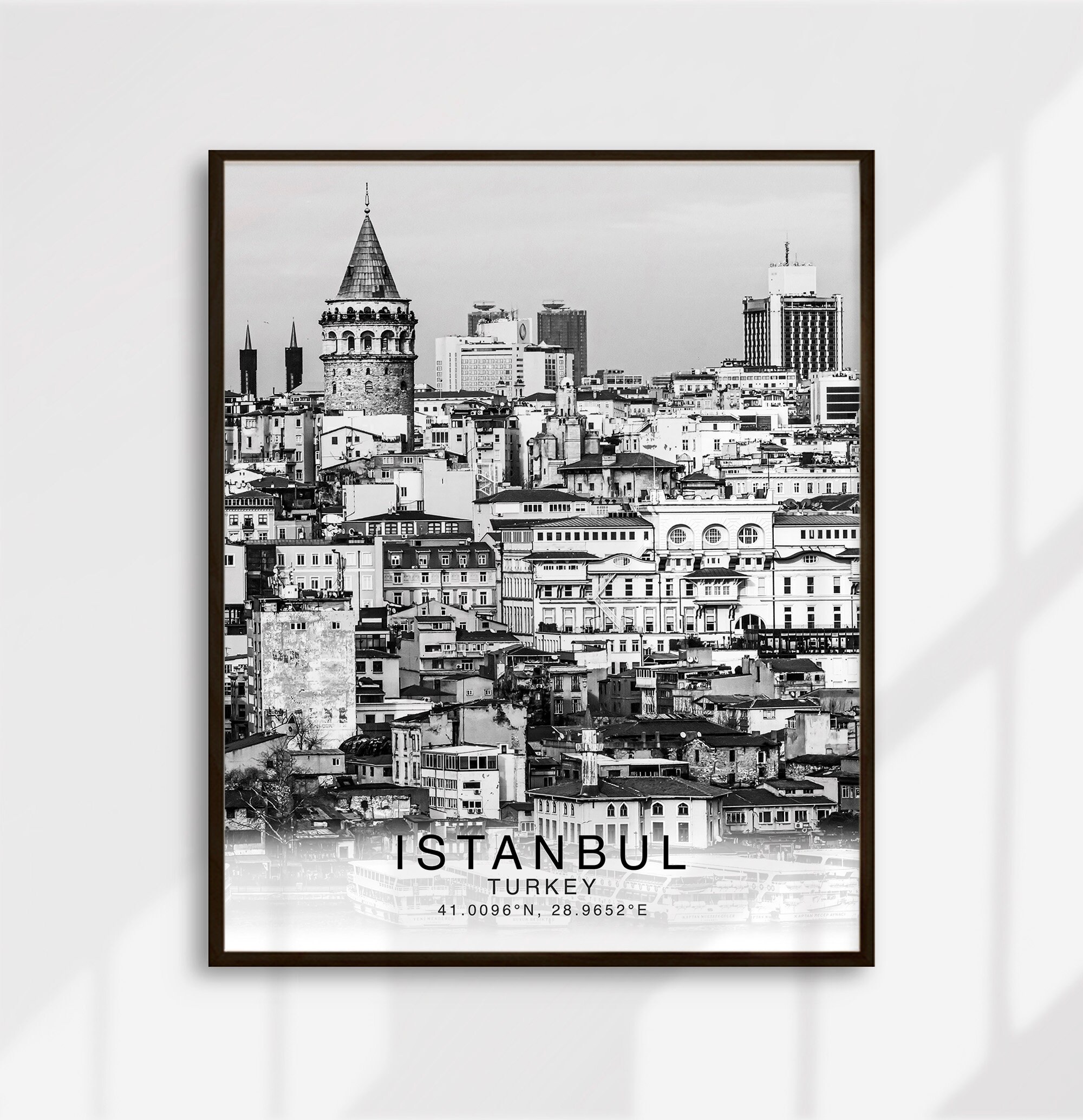 Istanbul Travel Poster Turkey Poster Art Print Turkey | Etsy