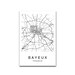 Bayeux Map Print Bayeux Map Poster Wall Art City Map Art - Etsy