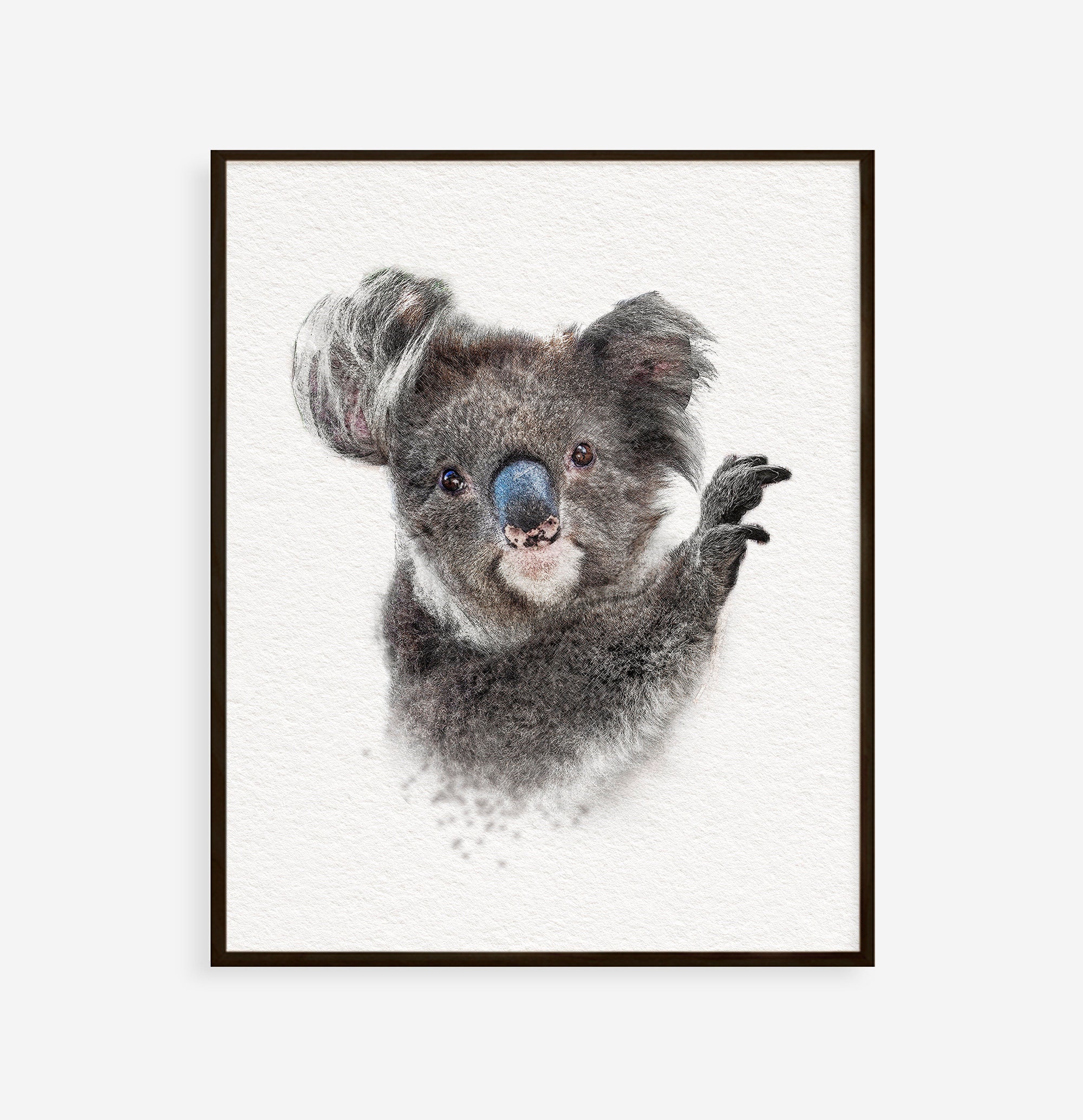 Koala Print Digital Download - Etsy