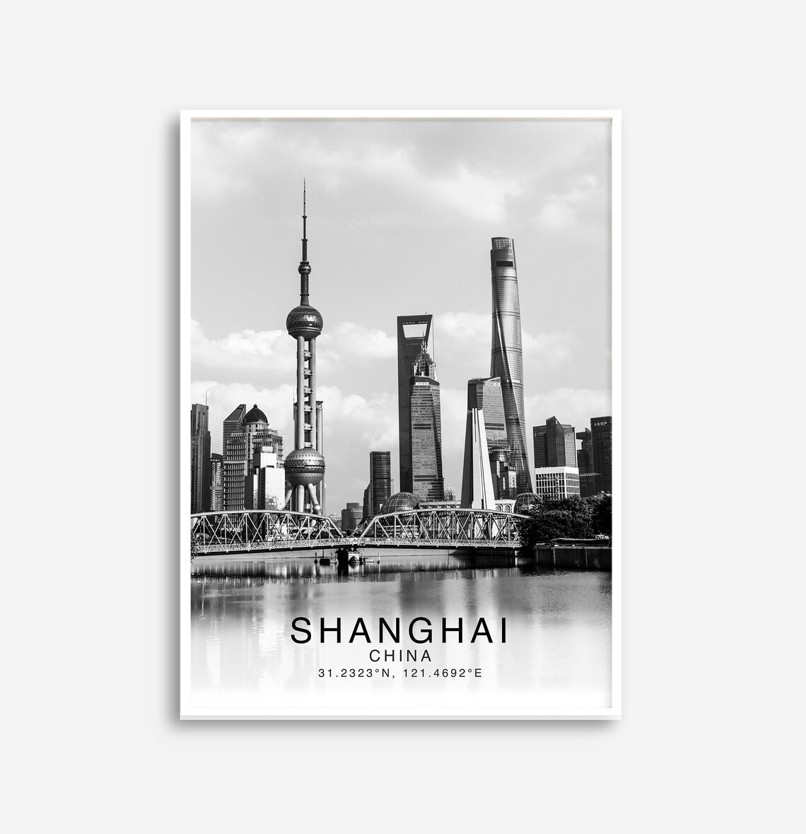 Shanghai Poster China Photo Travel Print Shanghai Art Print - Etsy
