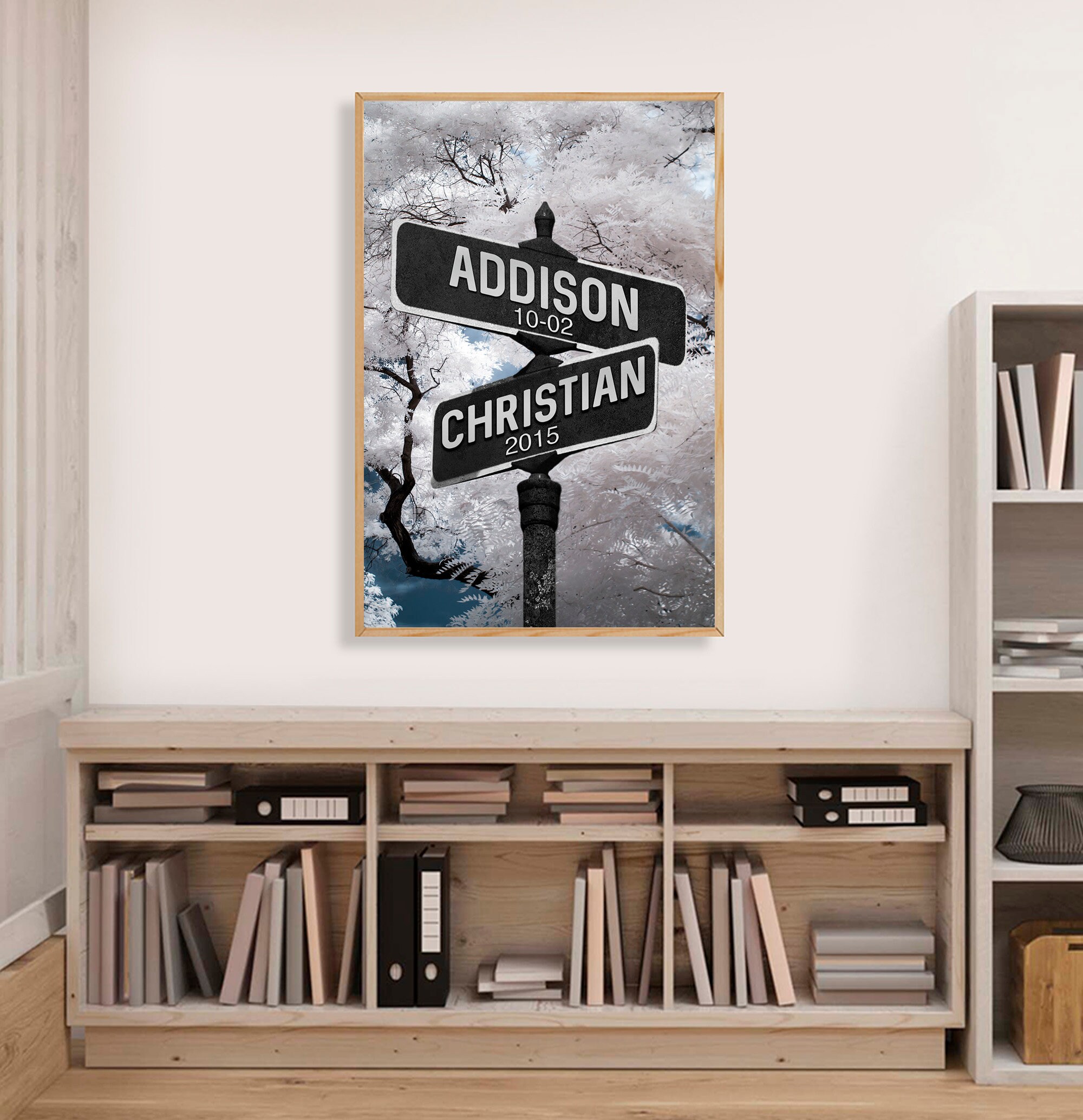 Custom Street Sign One Year Dating Gift First Year Together - Etsy