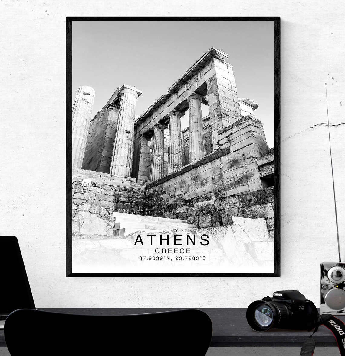 Athens Print Athens Travel Poster Athens Poster Athens Art | Etsy