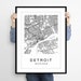 City Map Prints Custom Personalised Modern Wall Art Map - Etsy