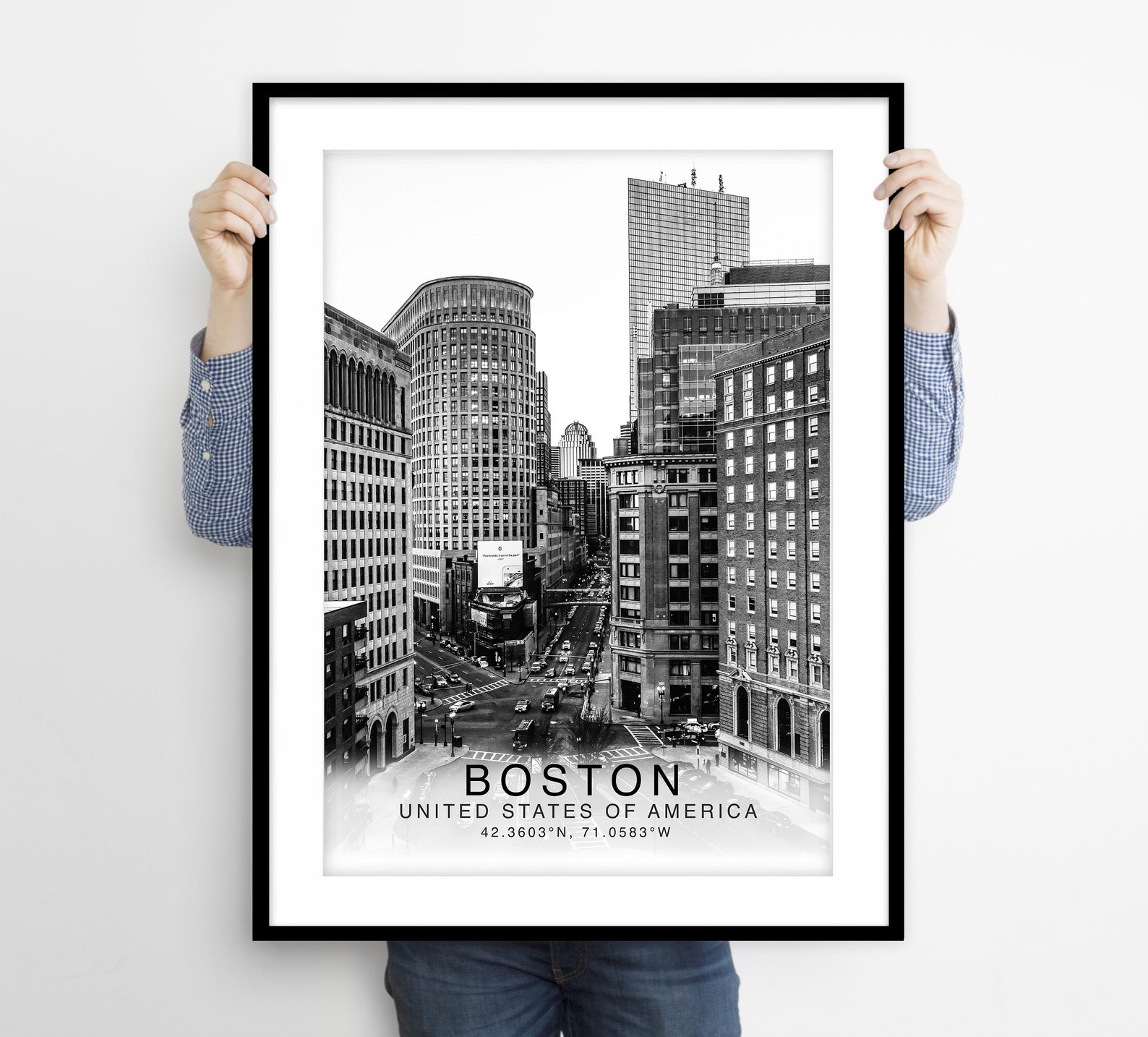 Boston Travel Print American Poster Print Boston Wall Art - Etsy