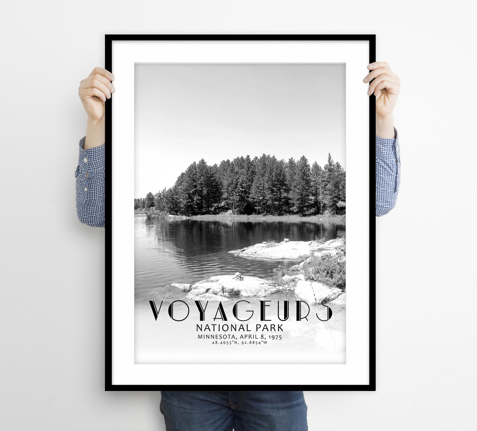 Voyageurs National Park Travel Poster Minnesota USA Art | Etsy