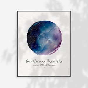 Custom Star Map Gift for Girlfriend From Boyfriend Personalized ...