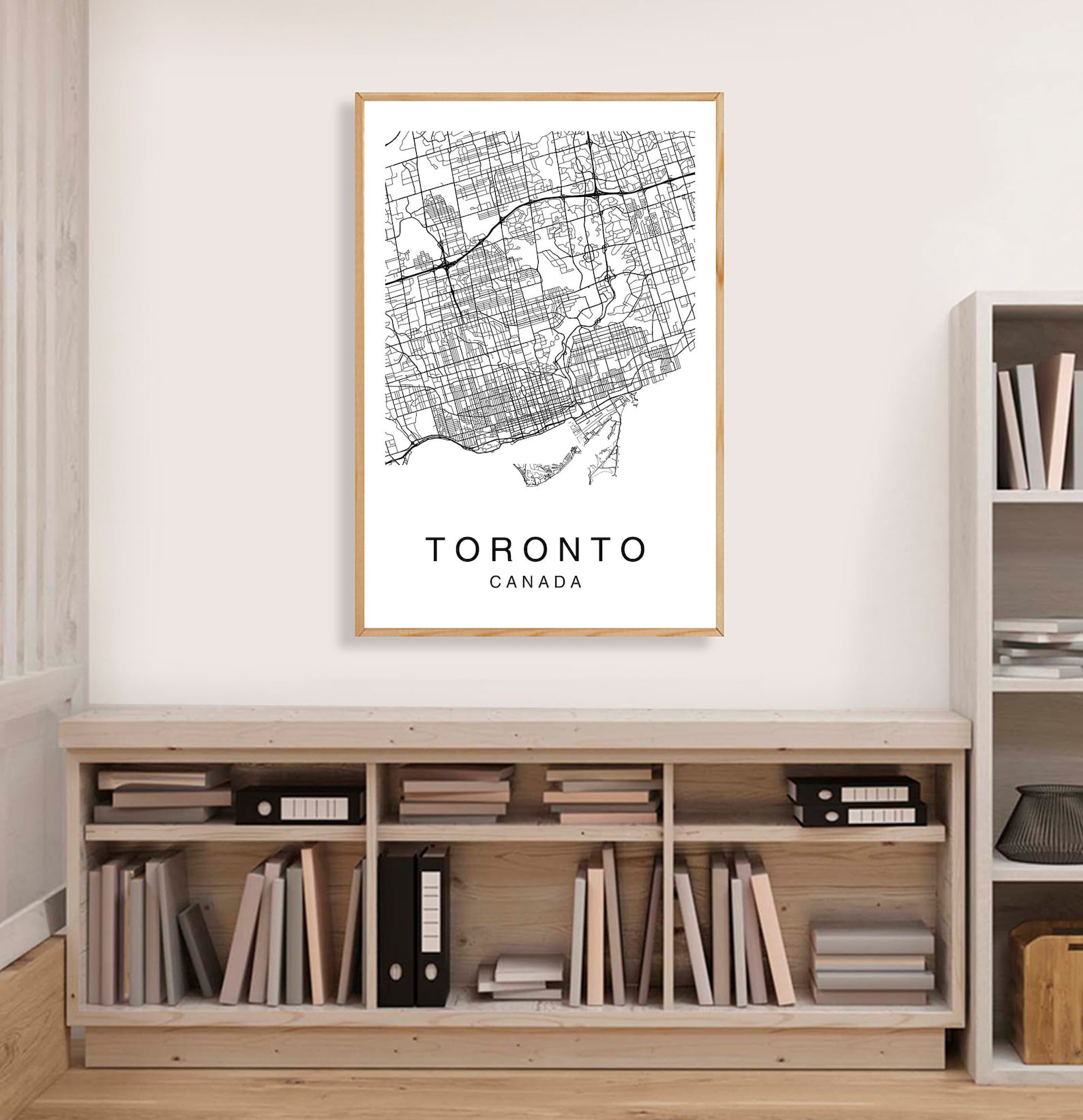 Toronto Map Toronto City Map Printable Map Art Toronto Map | Etsy