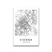 Vienna Map Print Vienna Map Poster Wall Art City Map Art - Etsy