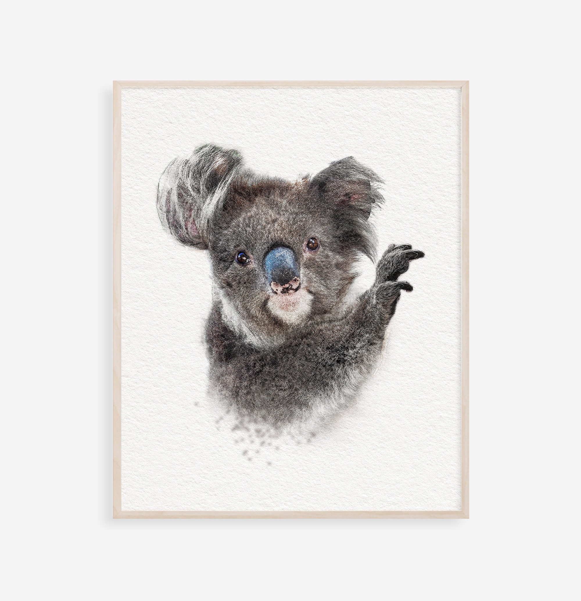 Koala Print Digital Download - Etsy