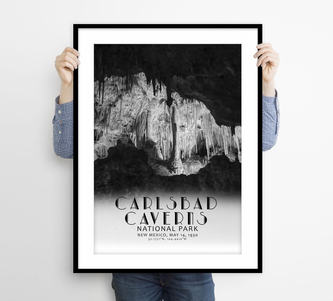 Carlsbad Caverns National Park Poster Travel Poster New - Etsy