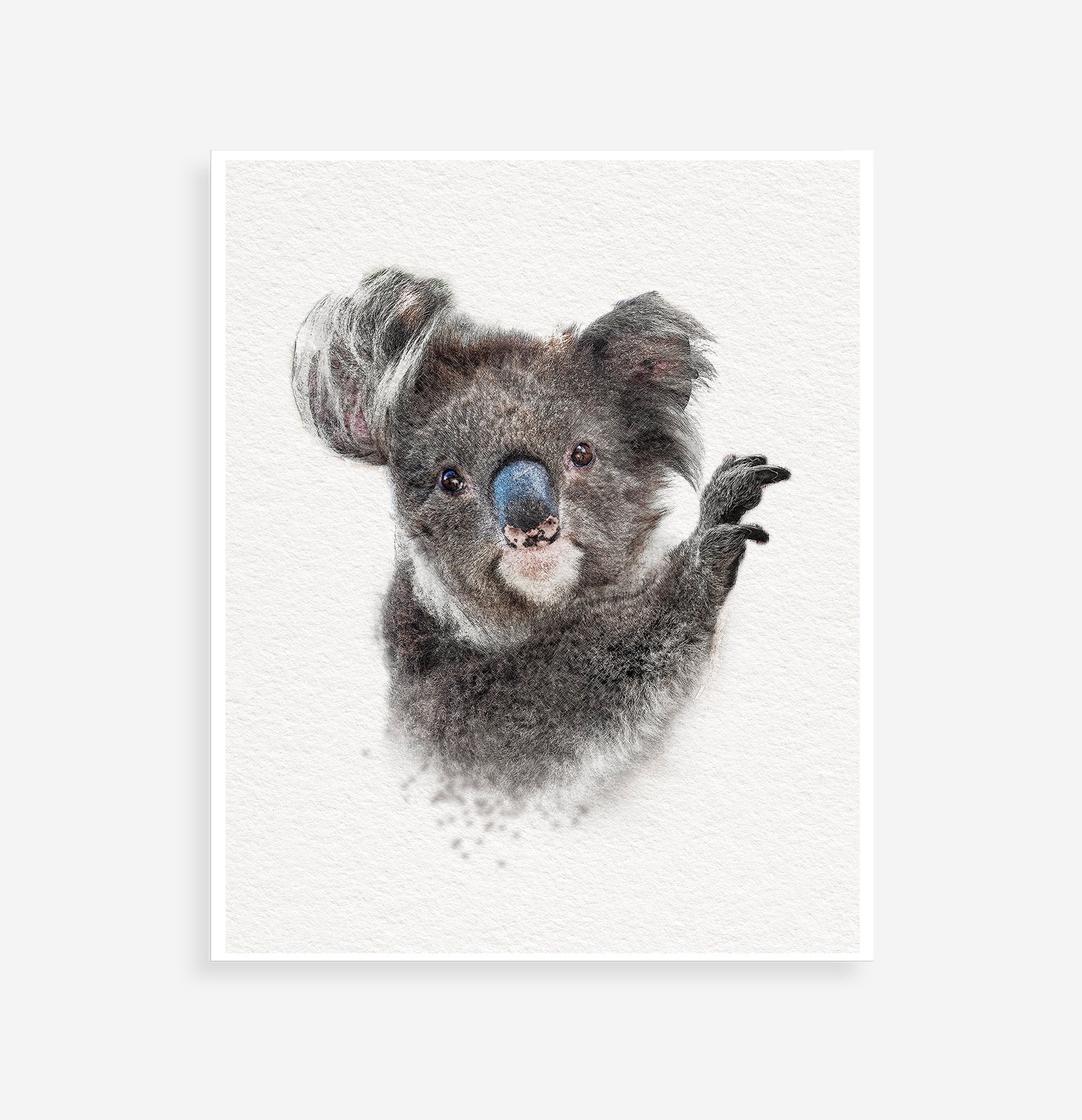 Koala Print Digital Download - Etsy