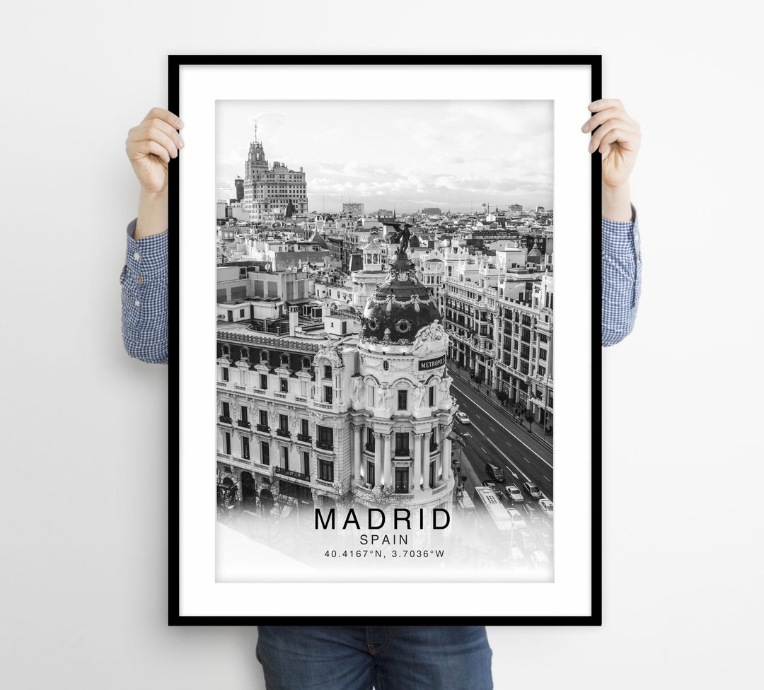 Madrid, Madrid Print, Madrid Poster, Madrid Wall Art, Madrid ...