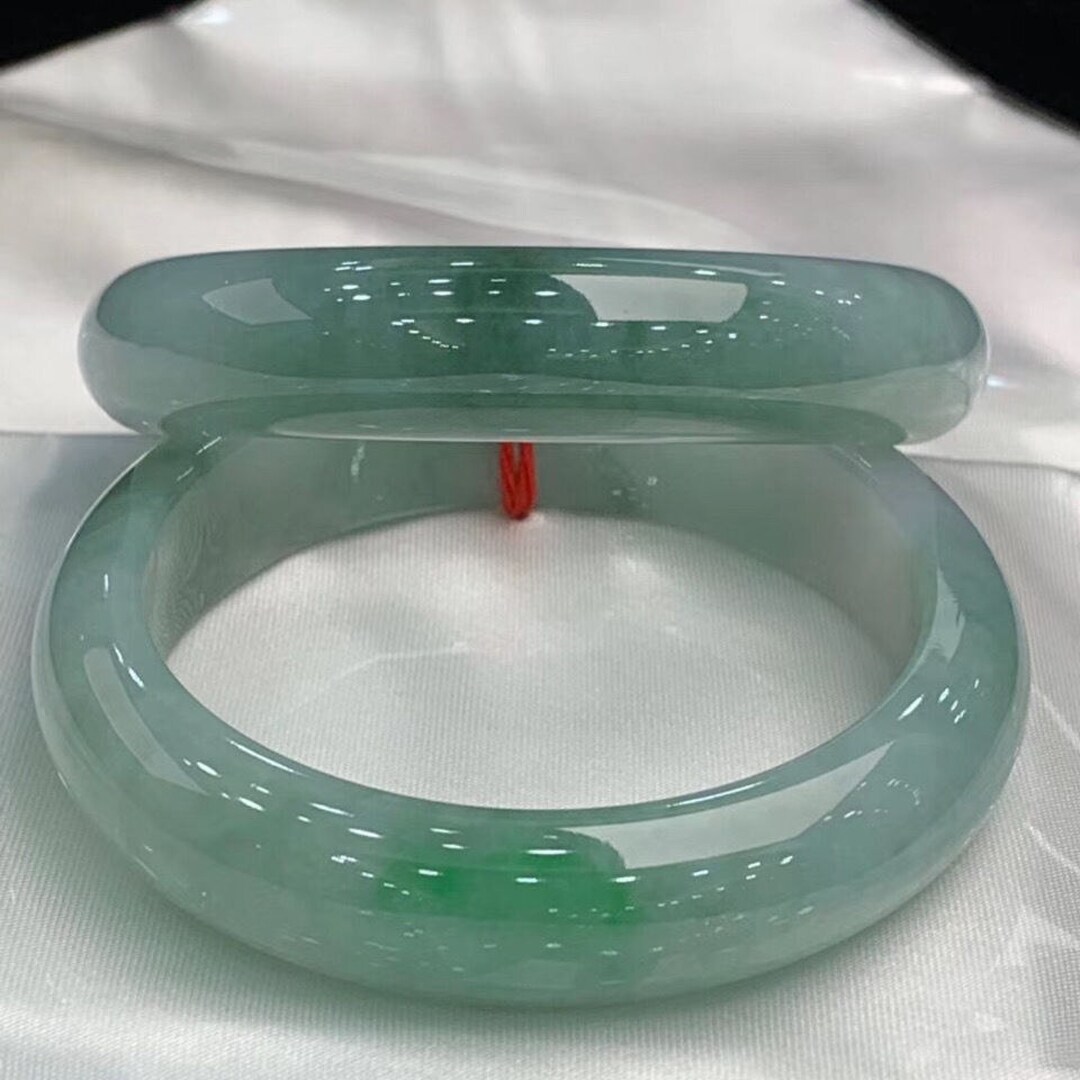 Genuine Natural Green Jade Bangle Crystal Gemstone Woman Lady - Etsy UK