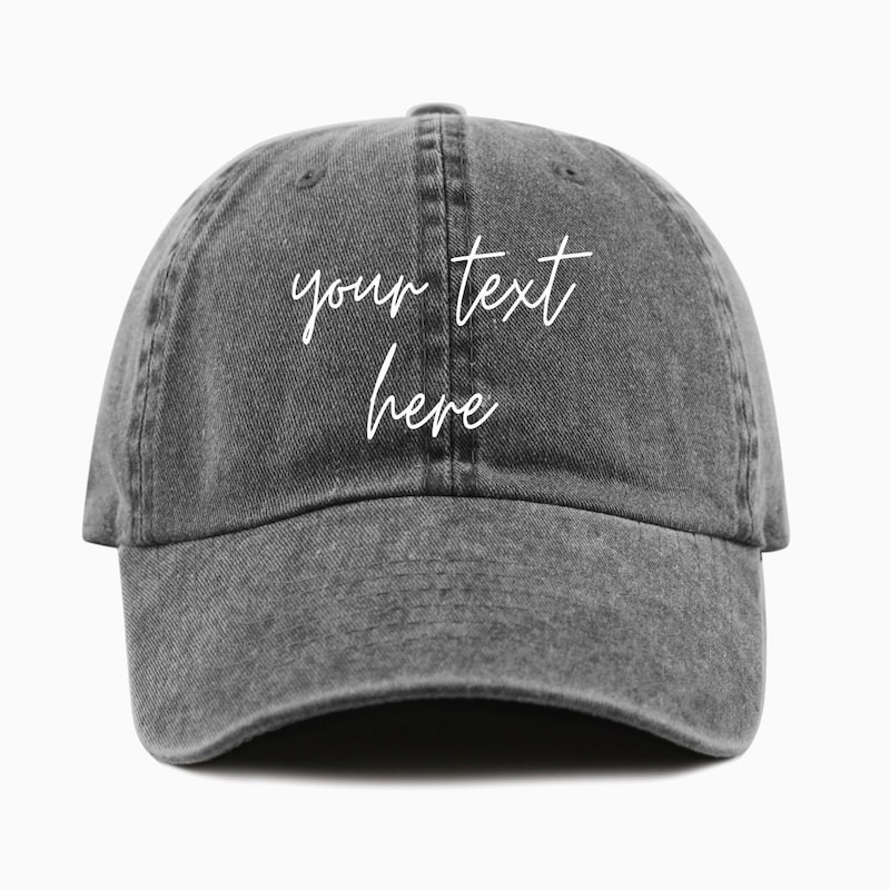 Custom Baseball Cap - Etsy