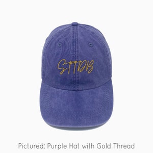 STTDB Embroidered Pigment-dyed Baseball Cap (moontime Font) - ADULT ...