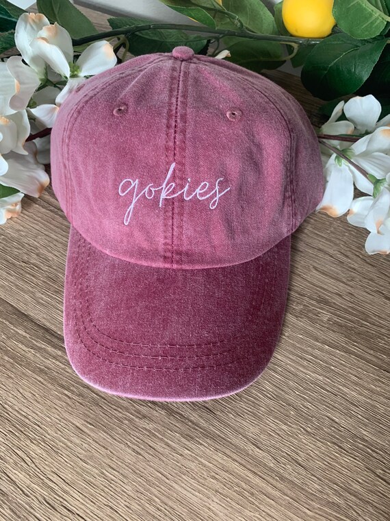 Gokies Embroidered Pigment-Dyed Baseball Cap | Etsy