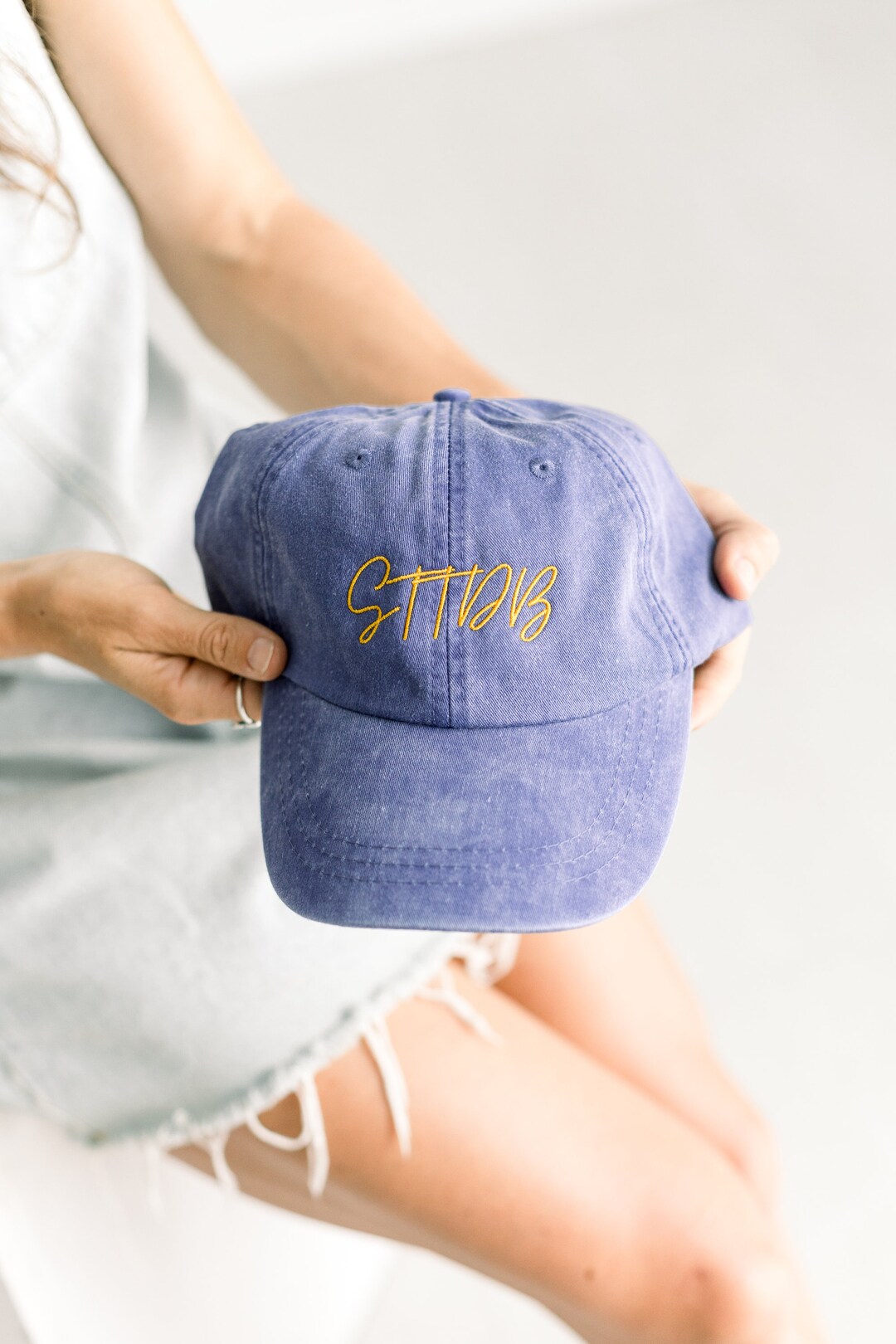 STTDB Embroidered Pigment-dyed Baseball Cap (moontime Font) - ADULT ...
