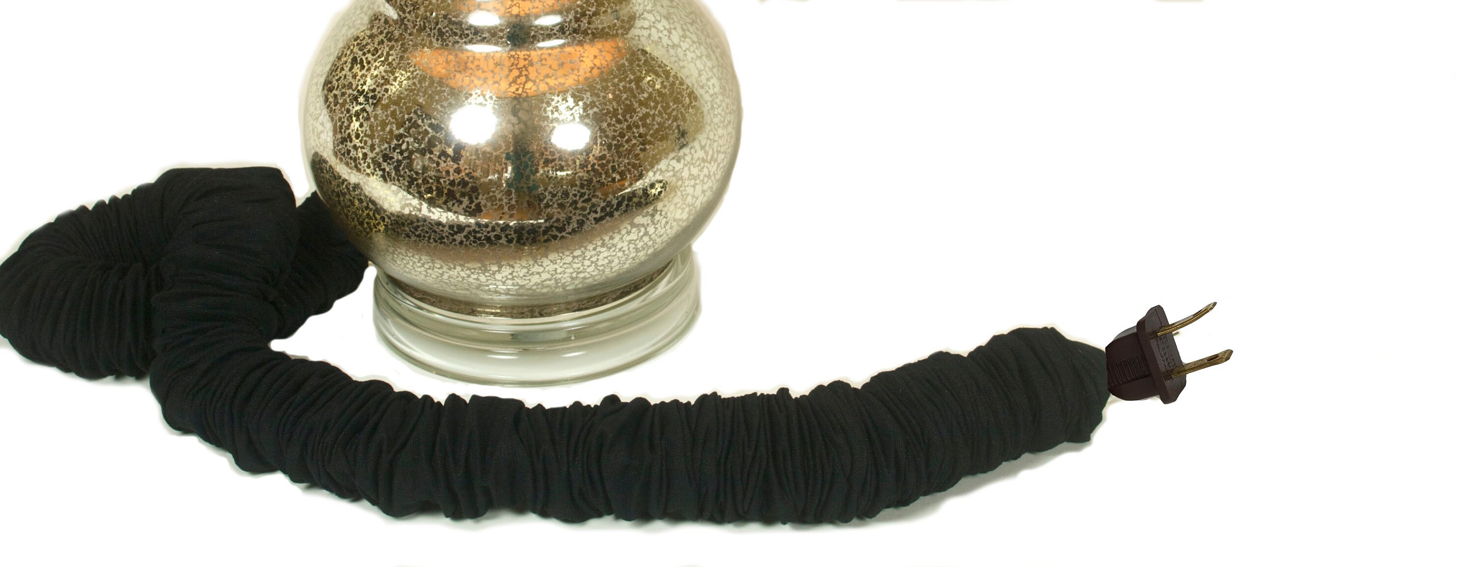 Black Linen Lamp Cord Cover Fabric Cord Cover 9ft X 2in Cord - Etsy