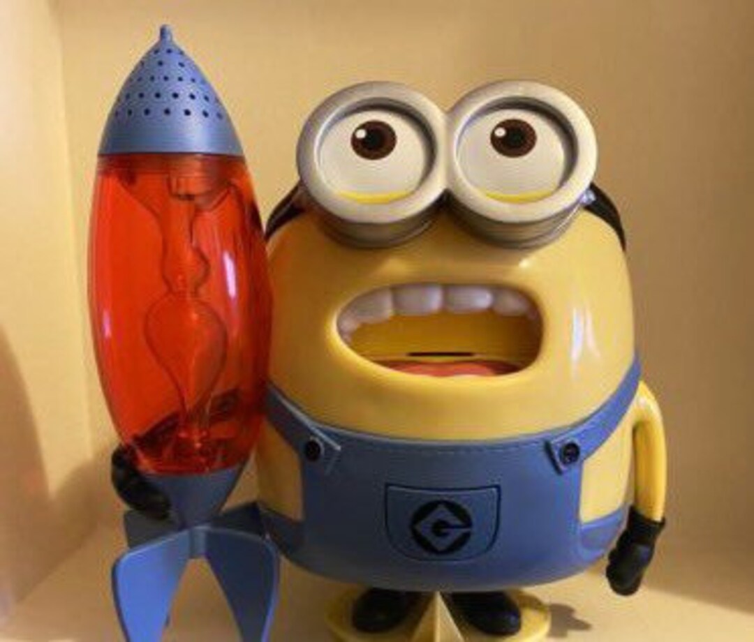 Despicable Me Singing Minion. Rocket Lights up and Plays - Etsy