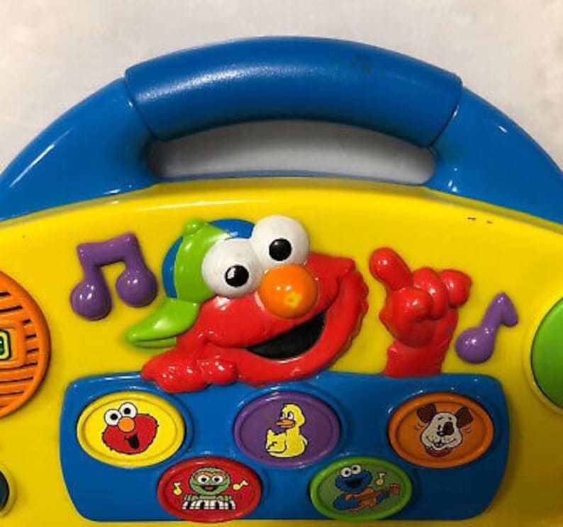 Vintage 1998 Sesame Street Elmos Keyboard Piano Music Tyco - Etsy