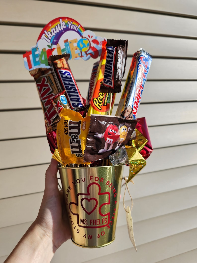Teacher Chocolate Bouquet/teacher Appreciation Gift/teachers Day ...