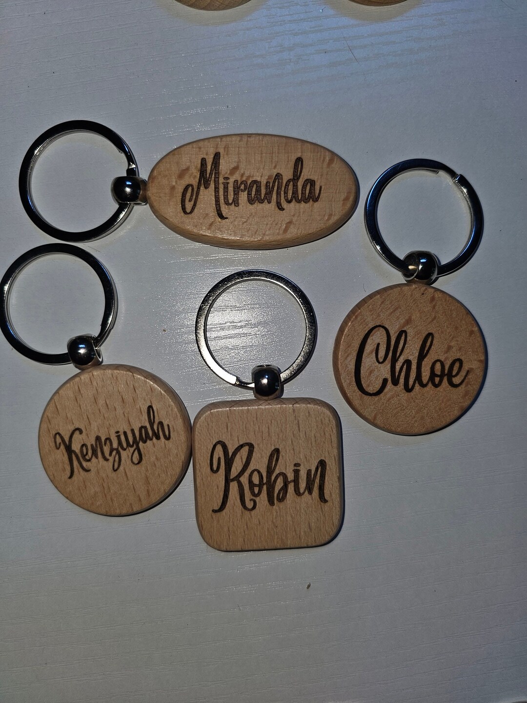 Backpack Tag/personalized Name Initial Monogram Keychain/wood Engraved ...