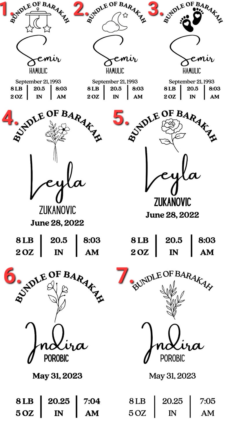 Birth Announcement Sign Baby Stat Sign Newborn Info - Etsy