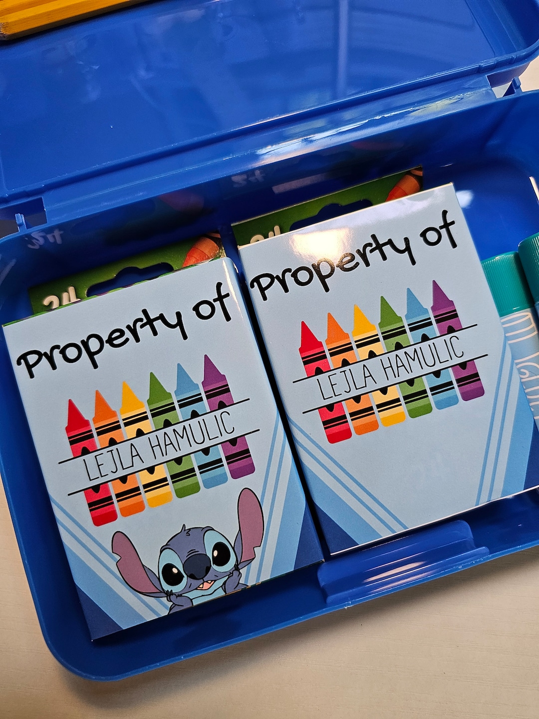 Crayola Crayon Personalized Wrapped Boxes/personalized School Supplies ...
