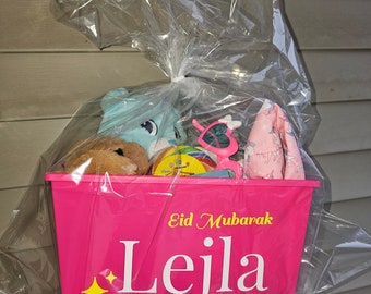 Firework Personalized Eid Gift Basket Custom Eid Bucket Bajram Gift
