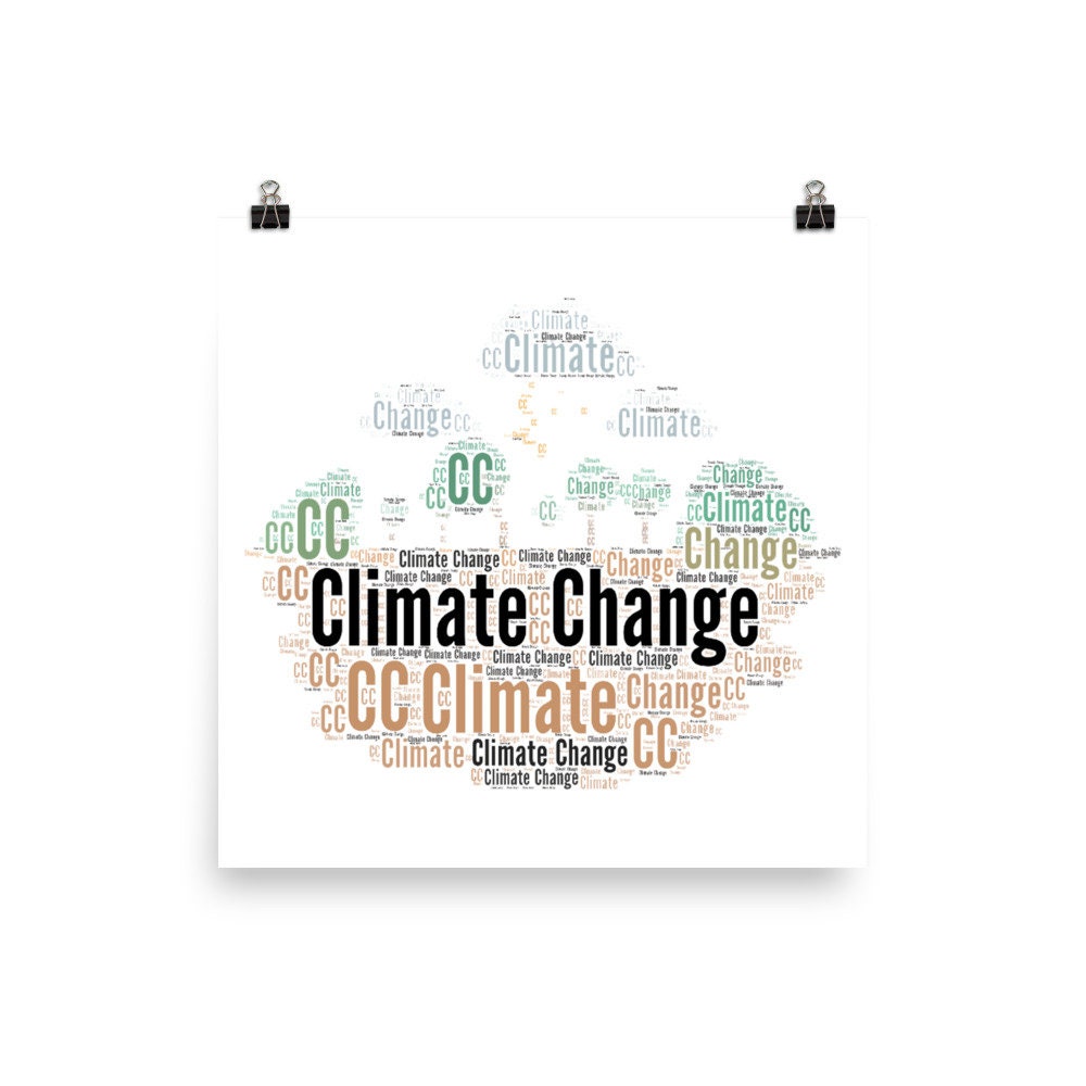 Climate Change Poster - Etsy