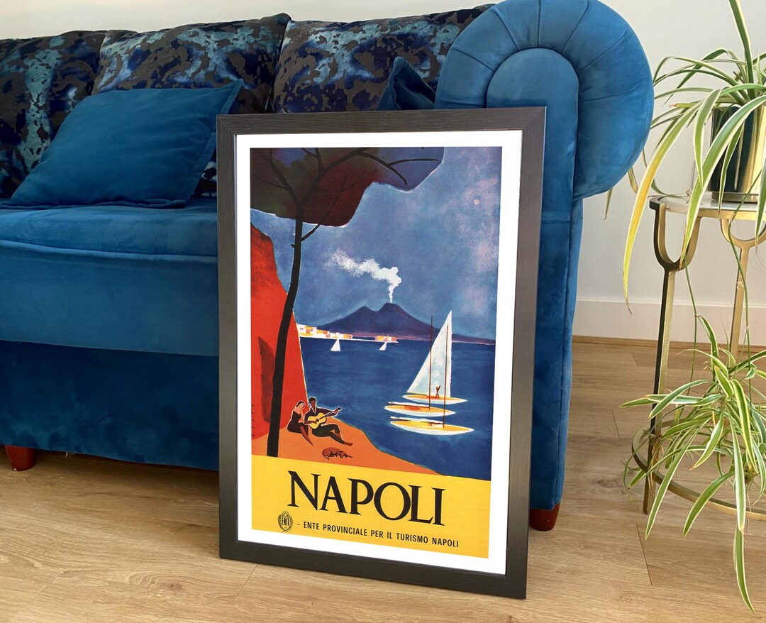 Napoli Poster: Vintage Italy Travel Print - Etsy