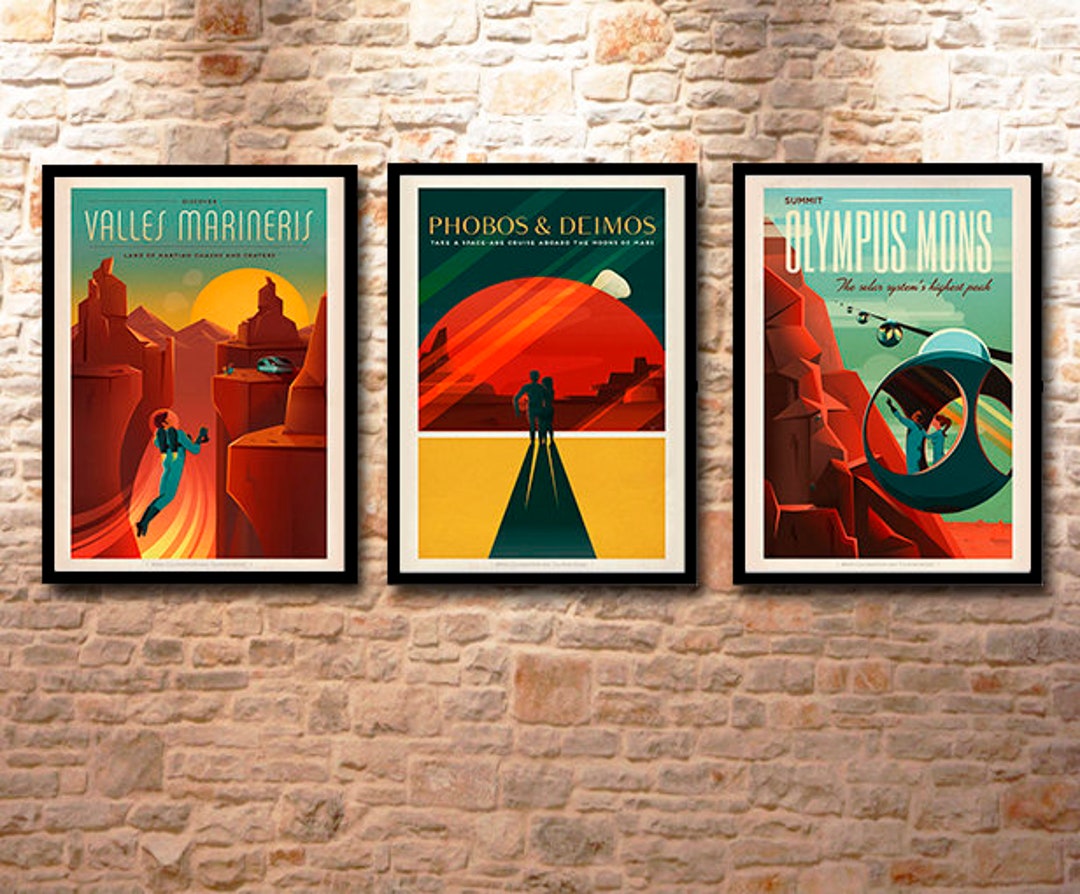 Spacex Posters, Retro Space Explorer Travel Prints - Etsy