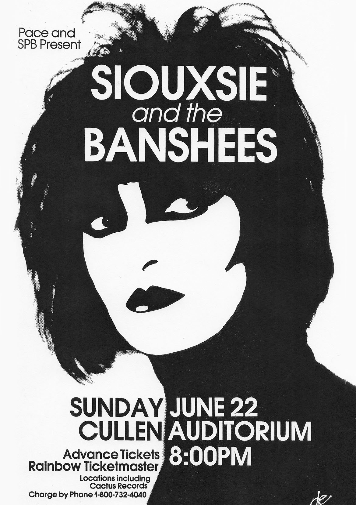 Siouxie and the Banshees Poster: Arthouse Punk Music Concert Tour ...