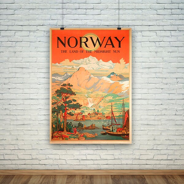 Scandinavian Vintage Poster - Etsy