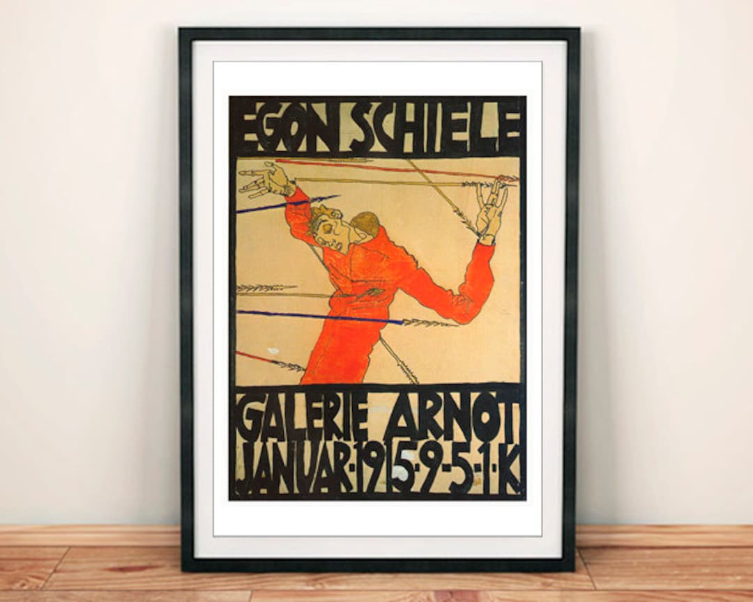 Egon Schiele Poster: Art Gallery Exhibition Print - Etsy
