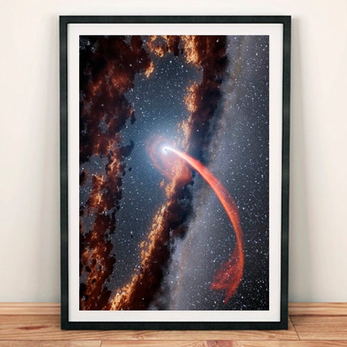 NASA Space Photograph: Star in Black Hole Poster - Etsy