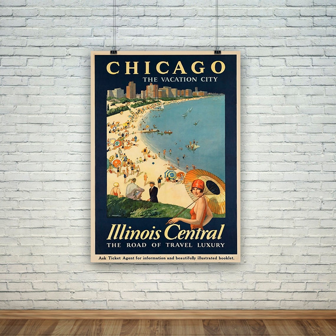 Chicago Illinois Posters: Vintage American Travel Prints - Etsy