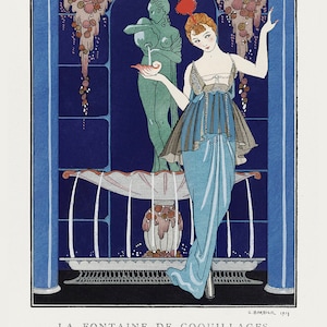 George Barbier Prints: Art Deco Fashion Magazine Art Illustrations ...