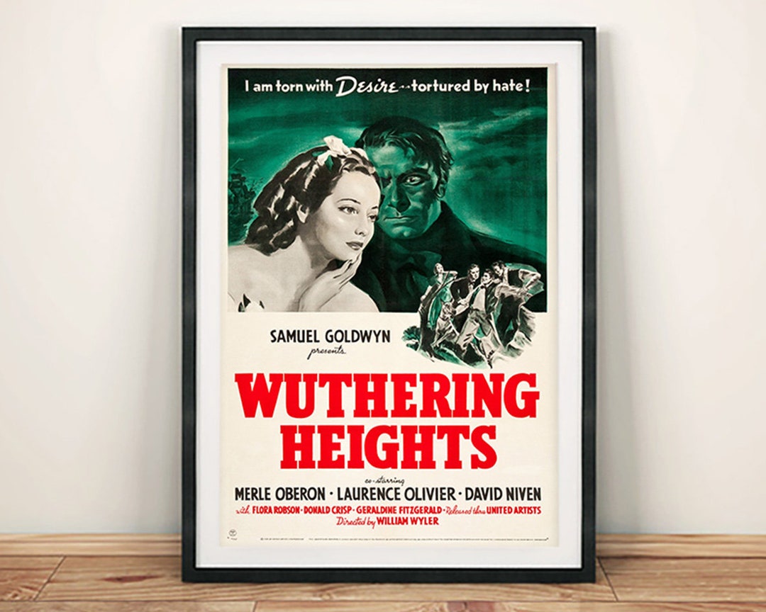 Wuthering Heights Poster: Vintage Movie Print - Etsy