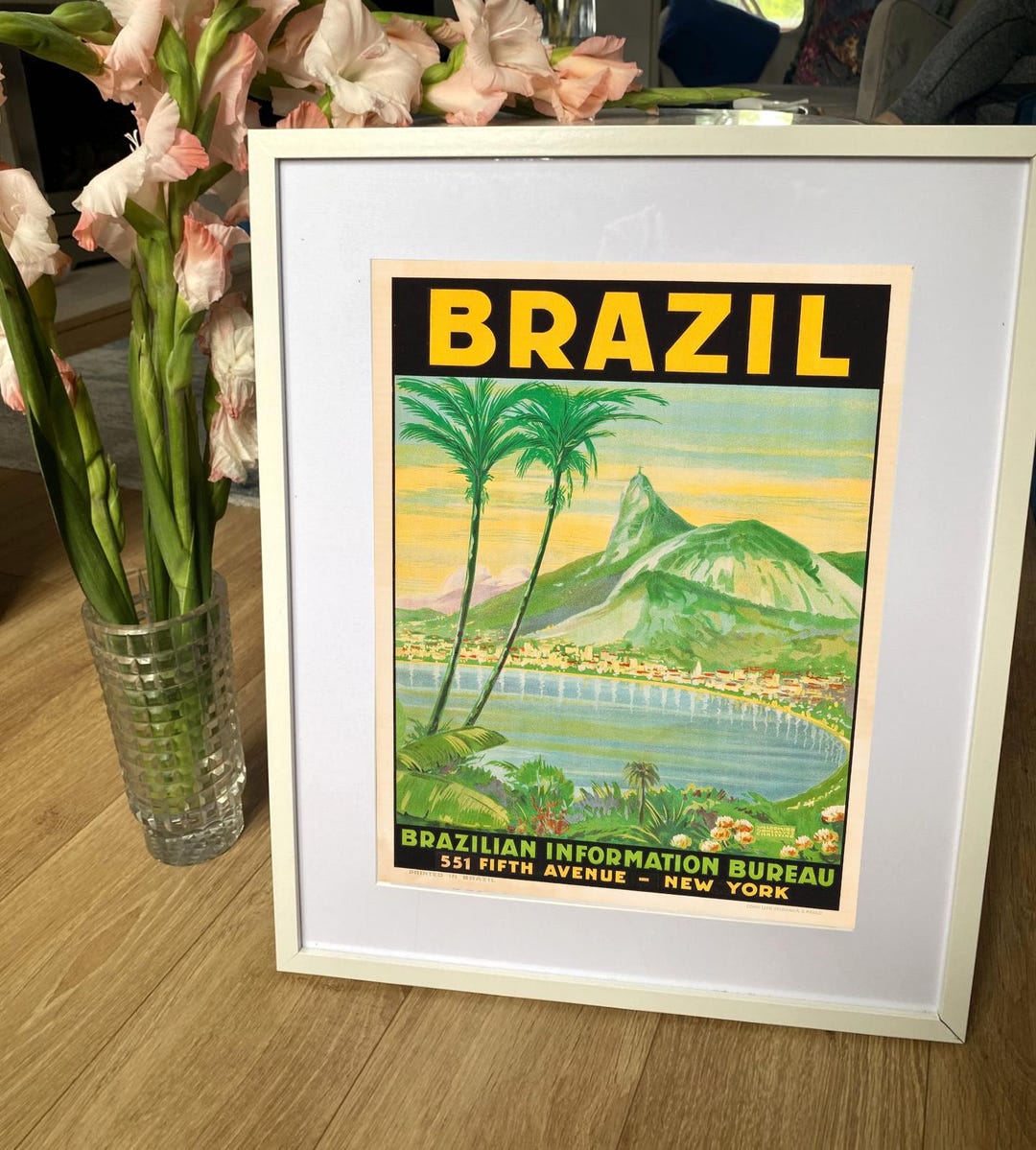 Brazil Print: Vintage South American Travel Poster - Etsy